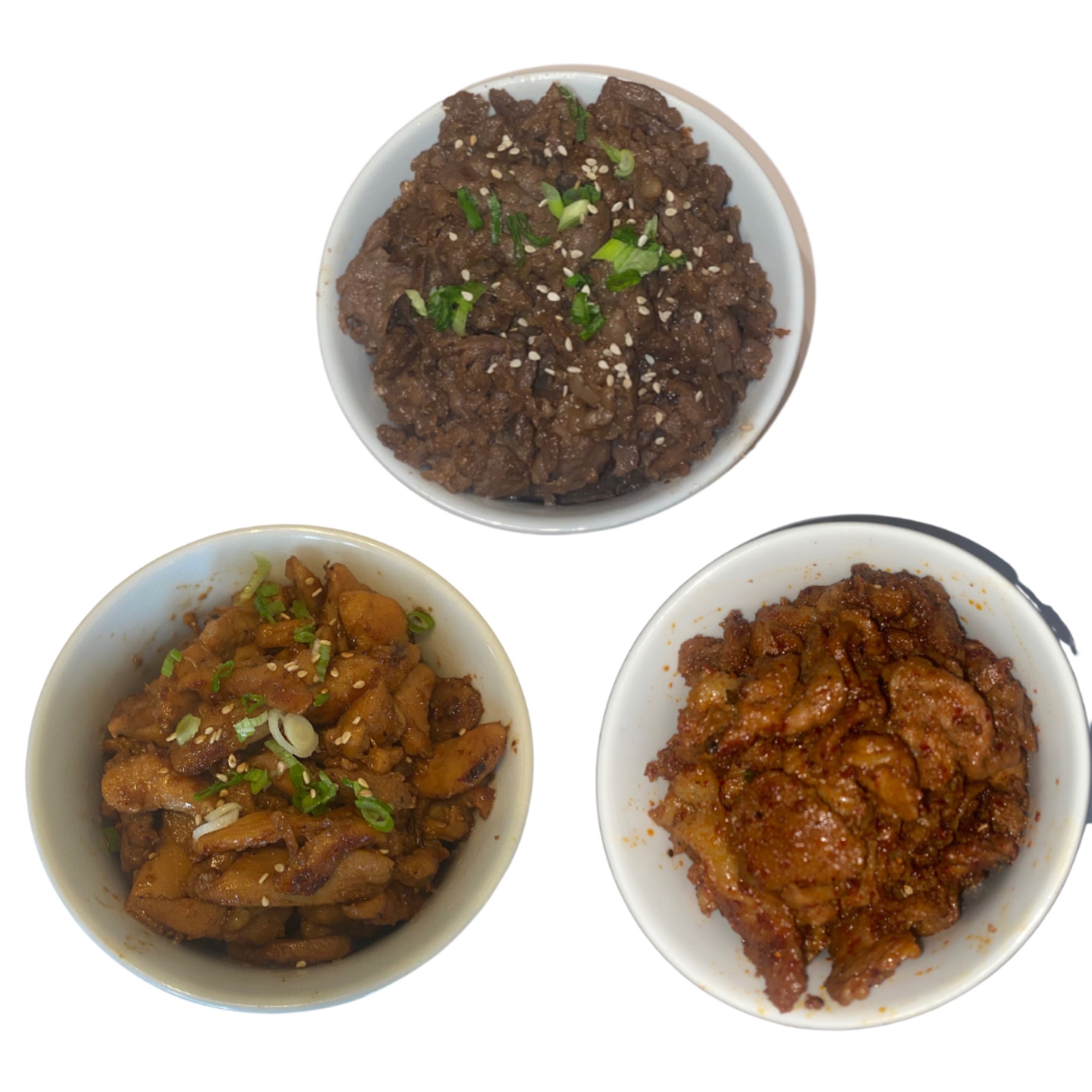 Beef Chicken & Pork Bulgogi Bowl | Bowl Gogi